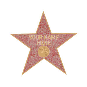 Hollywood Style Star Floor Stickers | Customark Limited