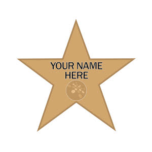 Hollywood Style Star Floor Stickers | Customark Limited