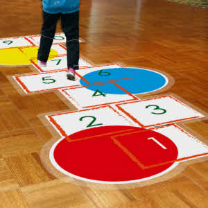 Hopscotch Vinyl Floor Sticker / Graphic