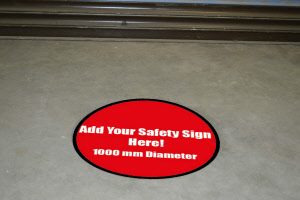 1000mm Customised Floor Sign, Floor Stickers / Graphics